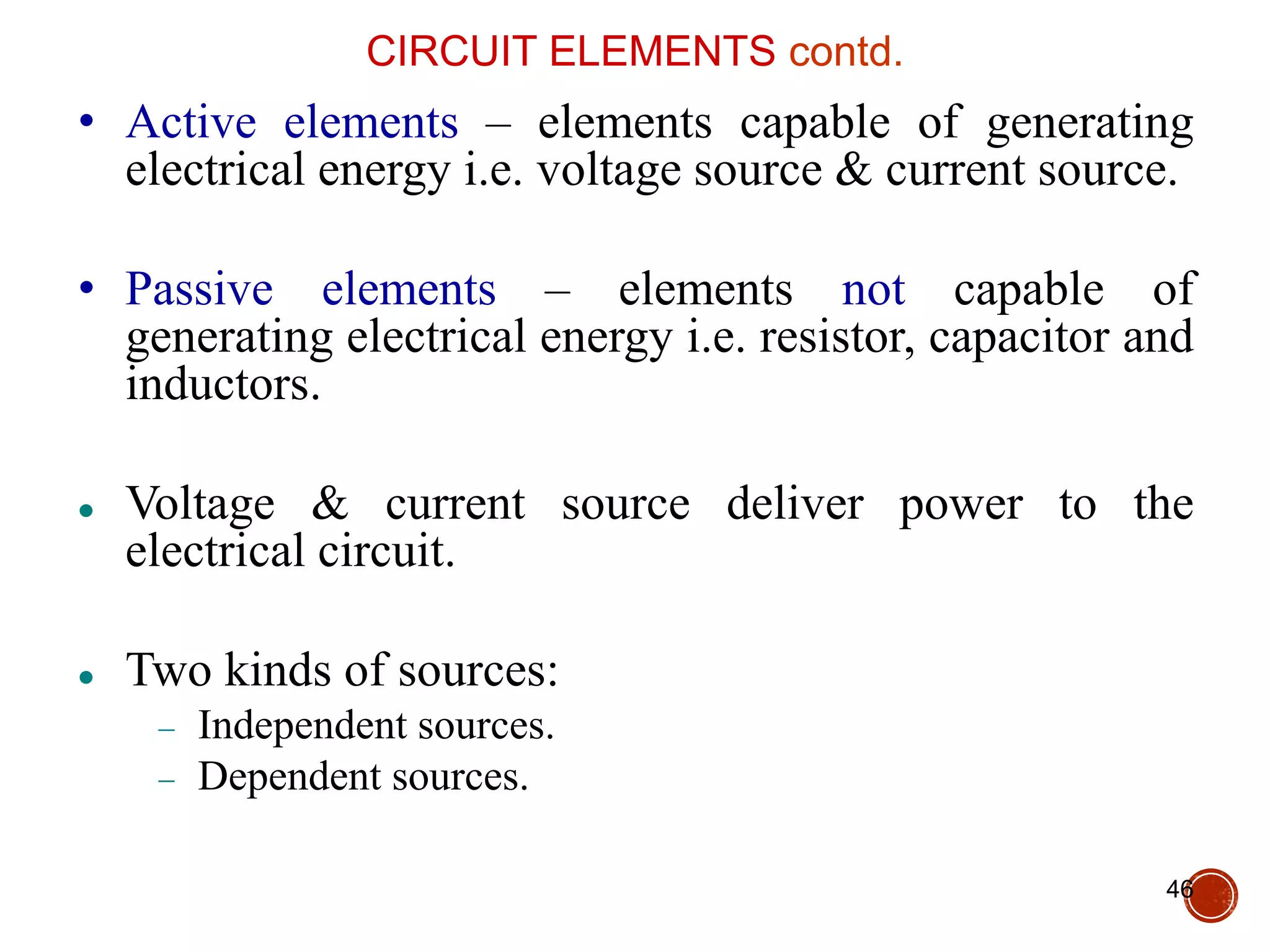Chapter 1: Introduction to Principles of Electric and Electronics | PDF