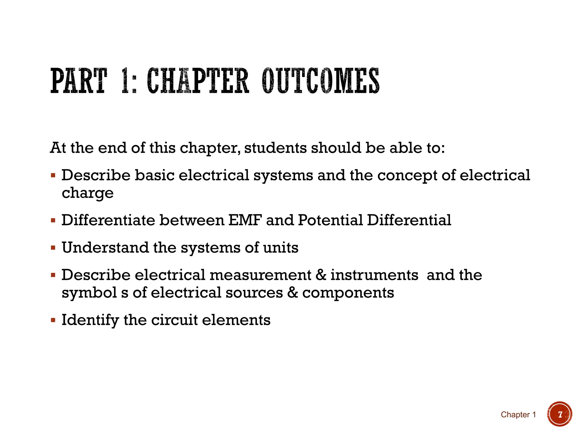 Chapter 1: Introduction to Principles of Electric and Electronics | PDF