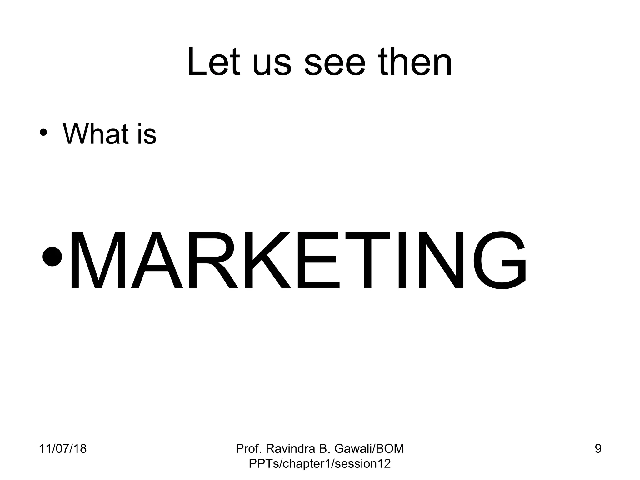 basic of marketing | PPT