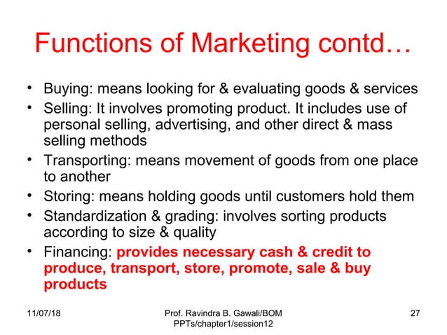 basic of marketing | PPT