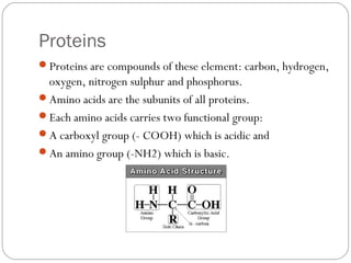 Chap 1 chemical_composition_of_the_cell | PPT | Chemistry | Science