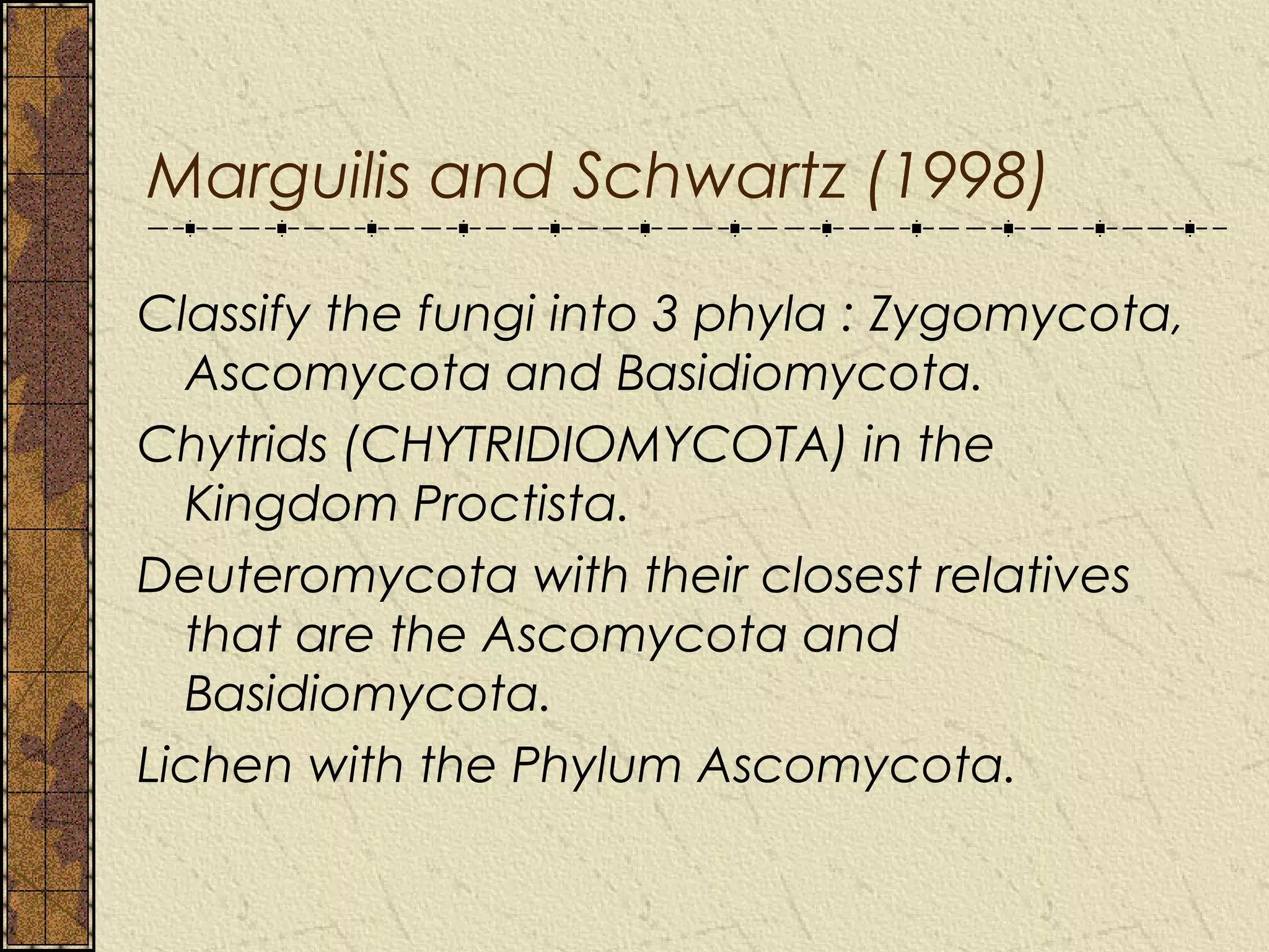 Chap 1 classification of fungi | PPT