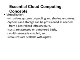 chapter one 1 cloudcomputing .pptx someone | PPT