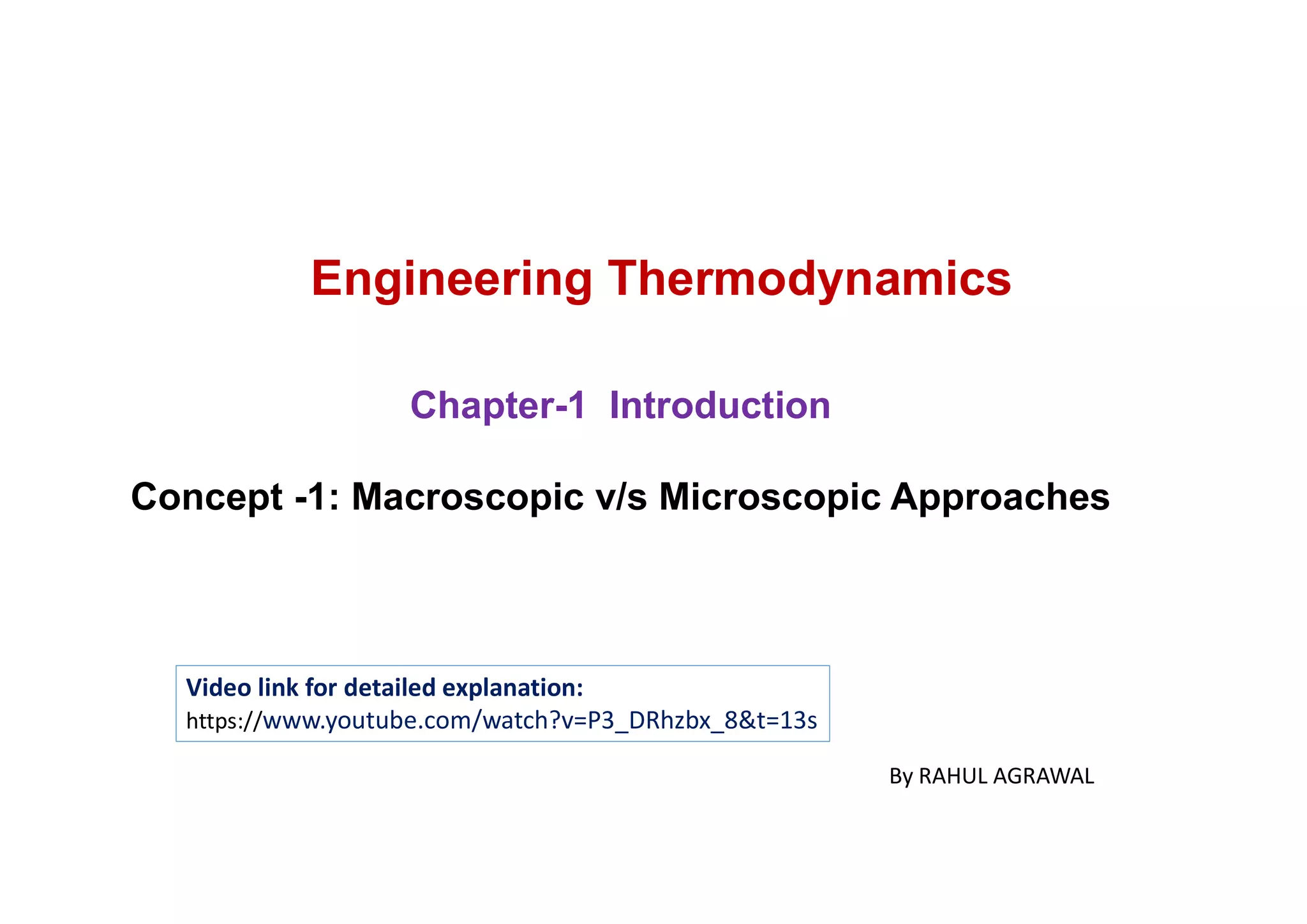 Engineering Thermodynamics: GATE/IES/All Exams Chp-1 Concept-1 ...
