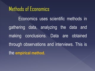 Chap1 economics & the real world | PDF