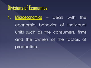 Chap1 economics & the real world | PDF