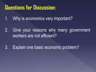 Chap1 economics & the real world | PDF