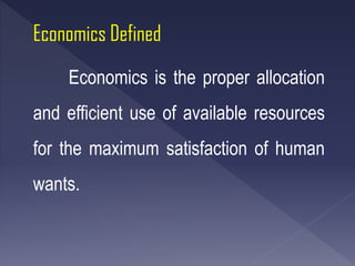 Chap1 economics & the real world | PDF