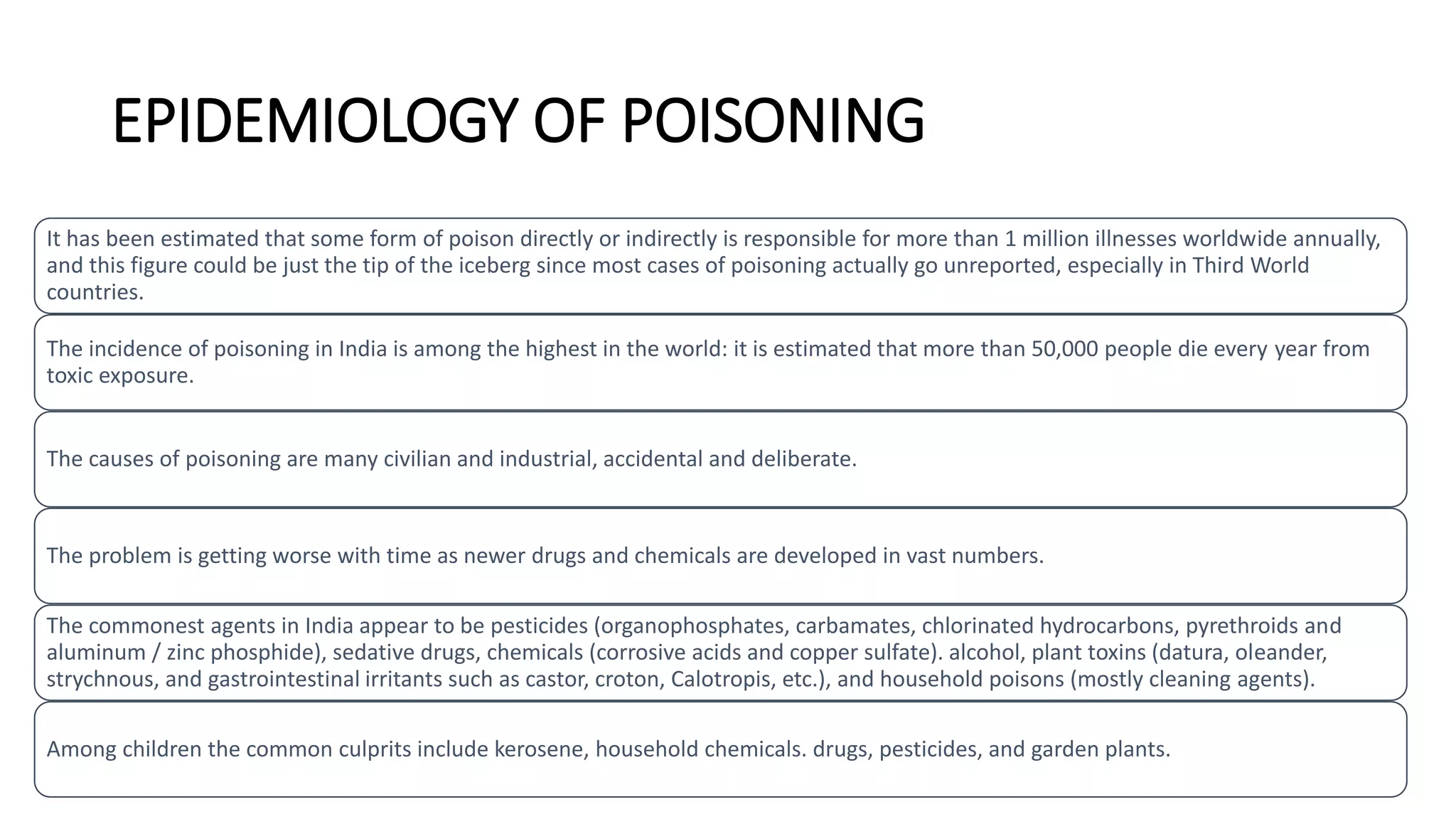 Chap 1 General principles involved in the management of poisoning | PPTX