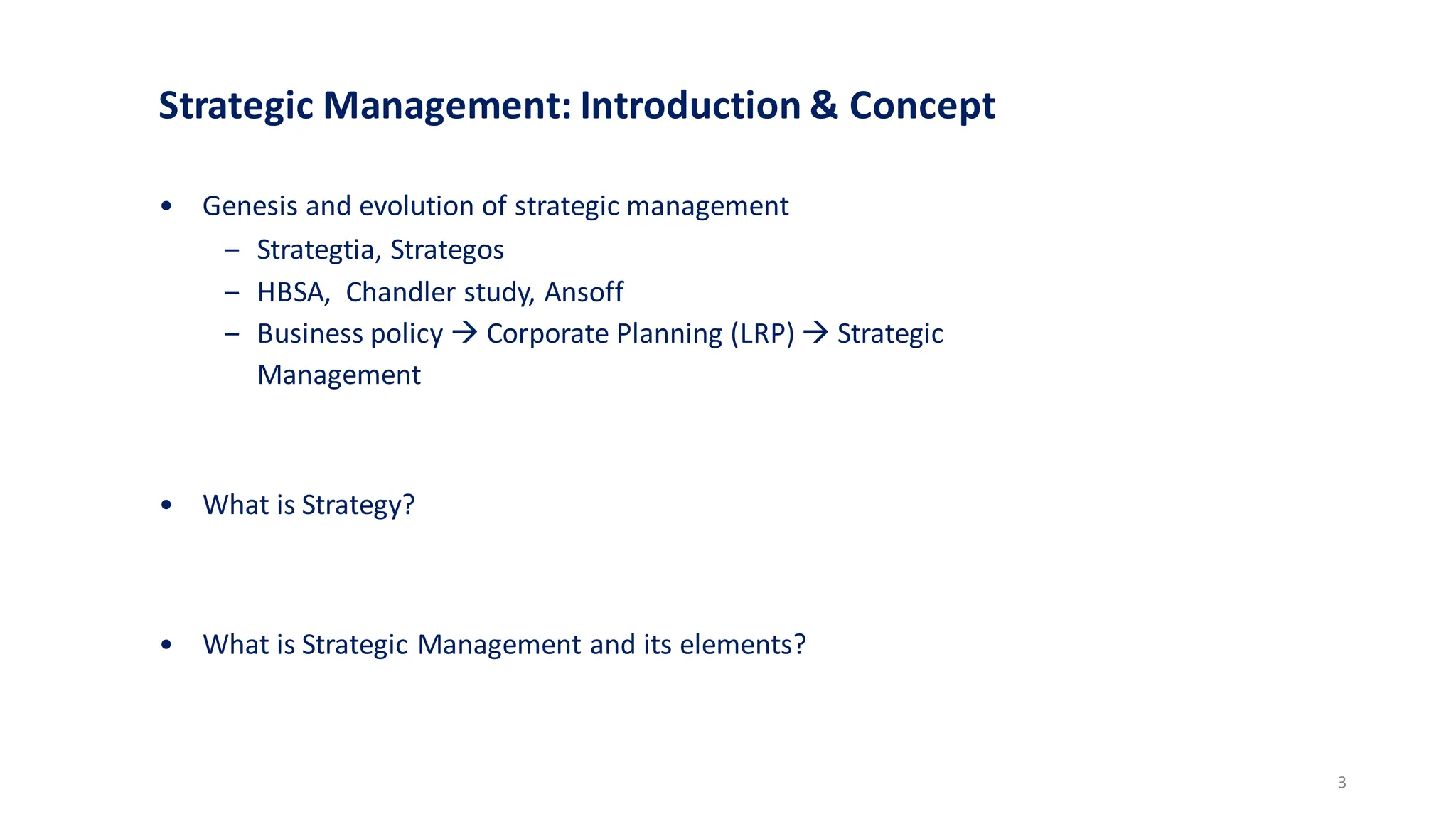 Chap1 Introduction to Strategic Management | PPT | Free Download