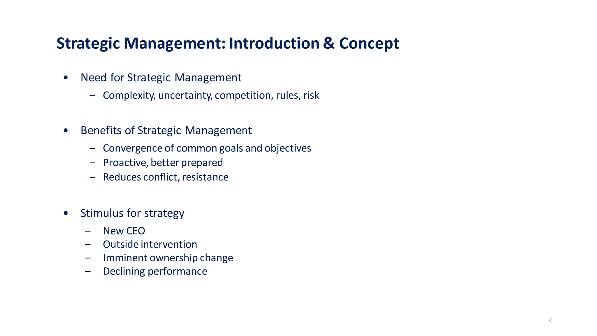Chap1 Introduction to Strategic Management | PPT | Free Download