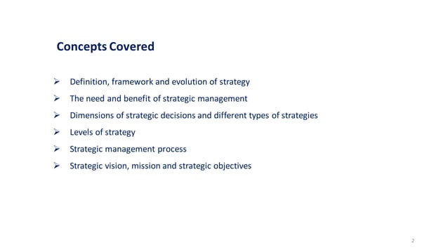 Chap1 Introduction to Strategic Management | PPT