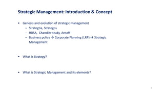 Chap1 Introduction to Strategic Management | PPT