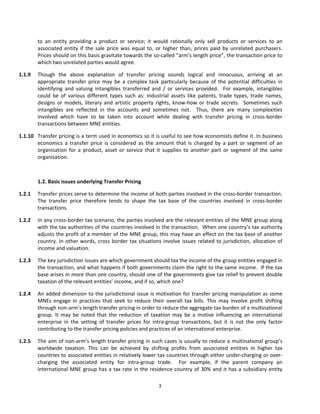Transfer pricing: practical manual for developing countries - Chapter 1 ...