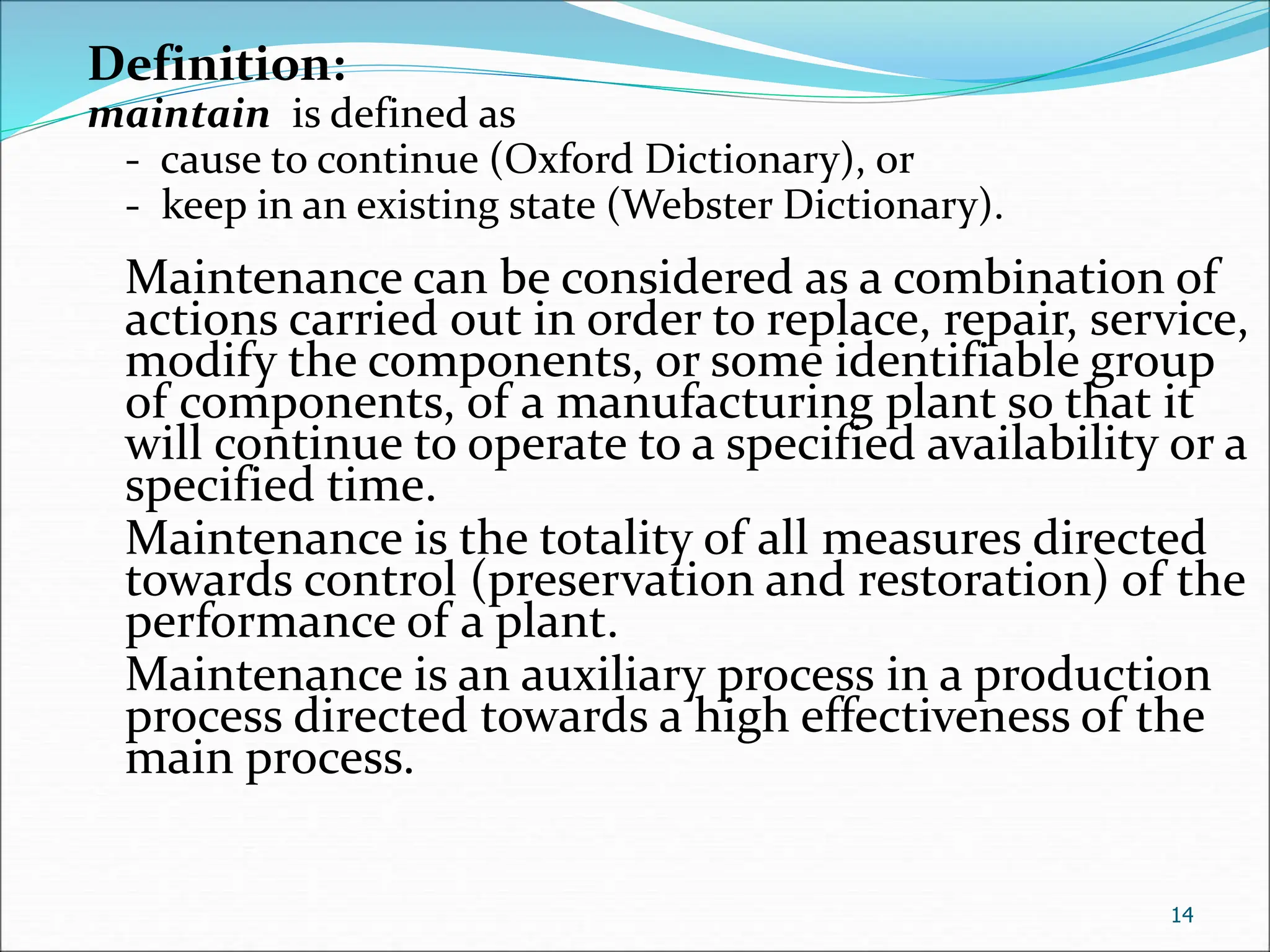 Chap 1 (Introduction to maintenance final.ppt