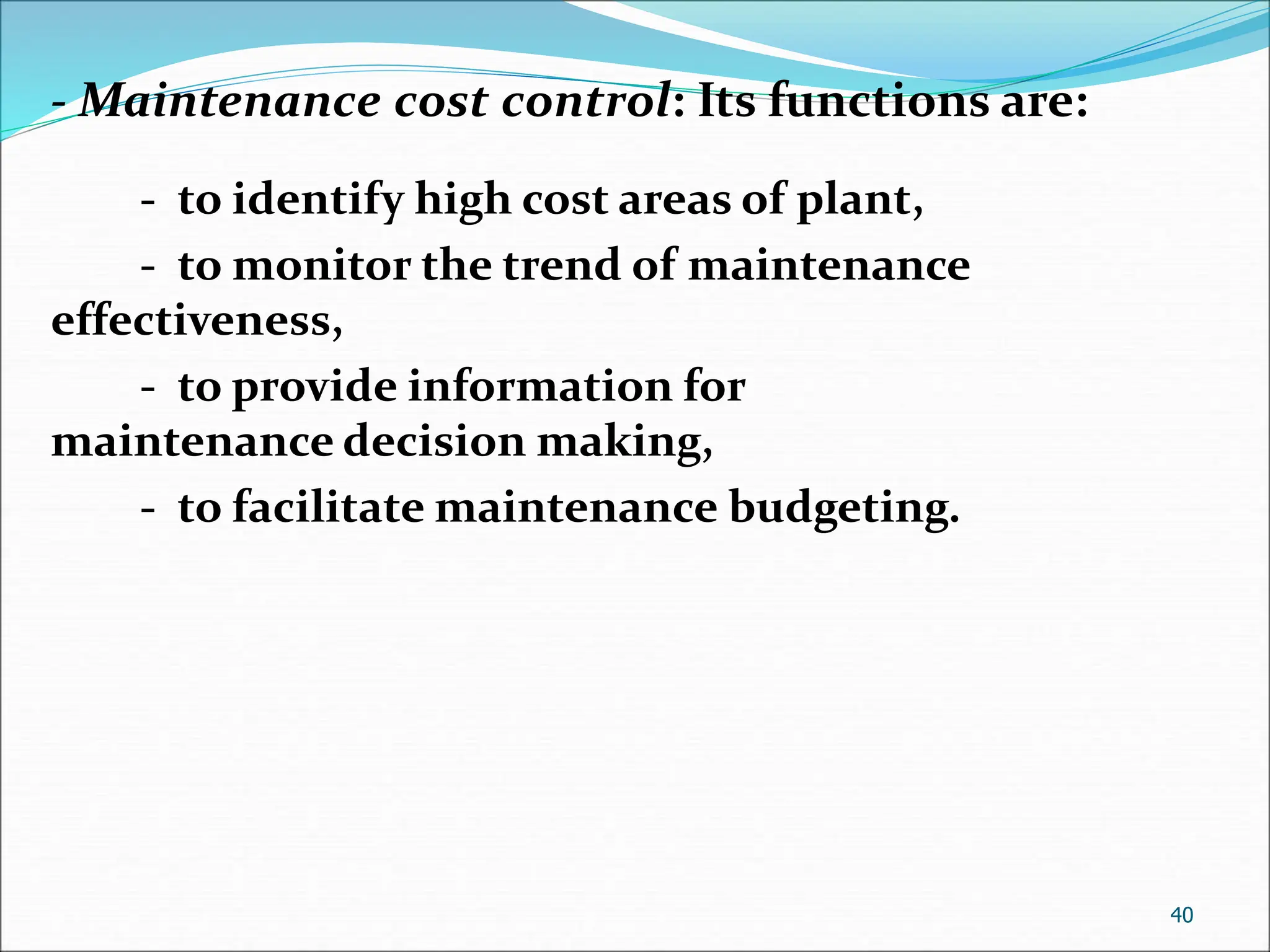 Chap 1 (Introduction to maintenance final.ppt