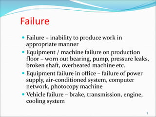 Chap 1 (Introduction to maintenance final.ppt