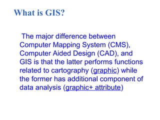 Chap1 introduction to geographic information system (gis) | PPT