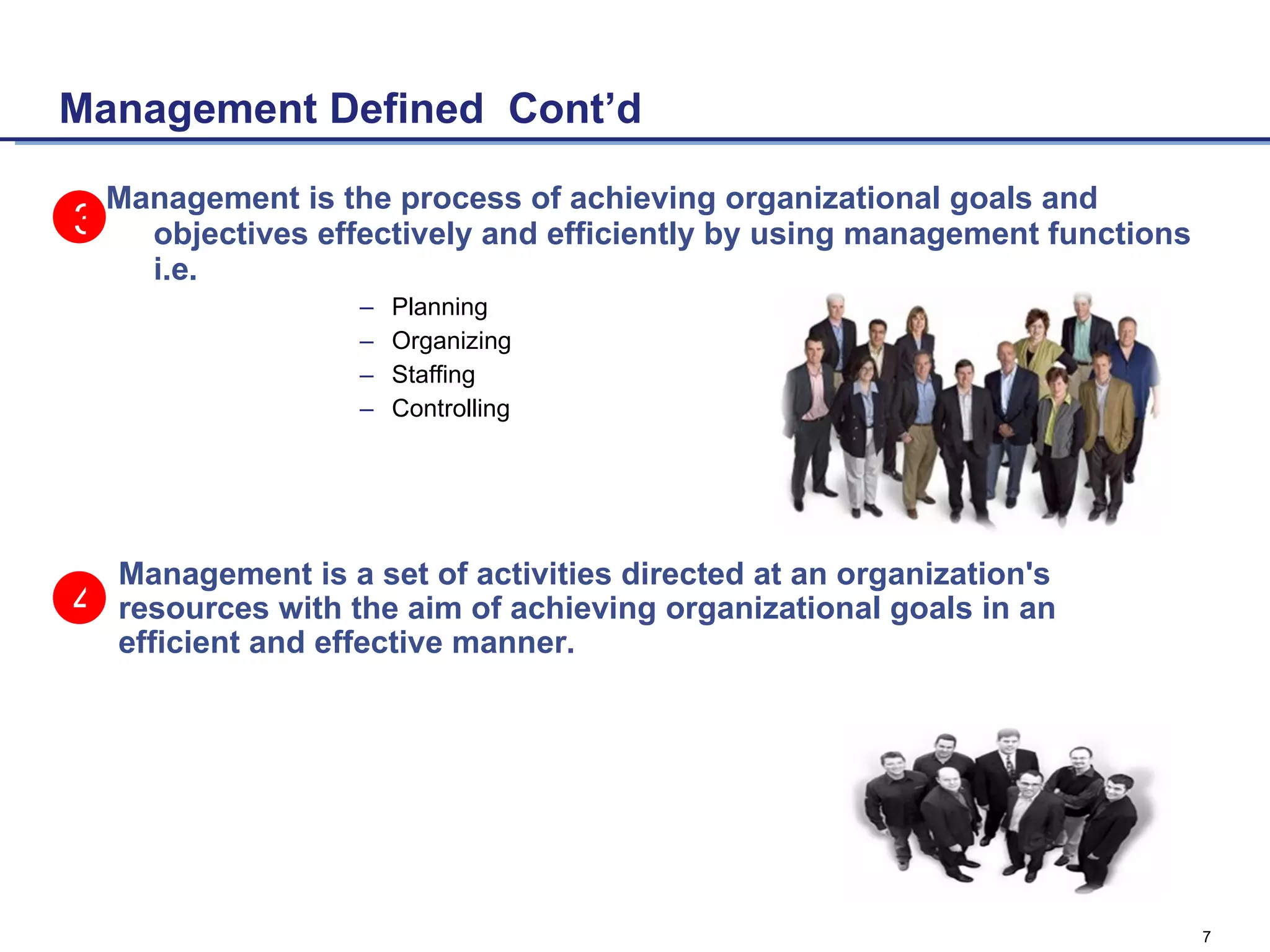 Chap 1 introduction to management | PPT