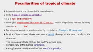 Introduction to Tropical Geomorphology | PPTX