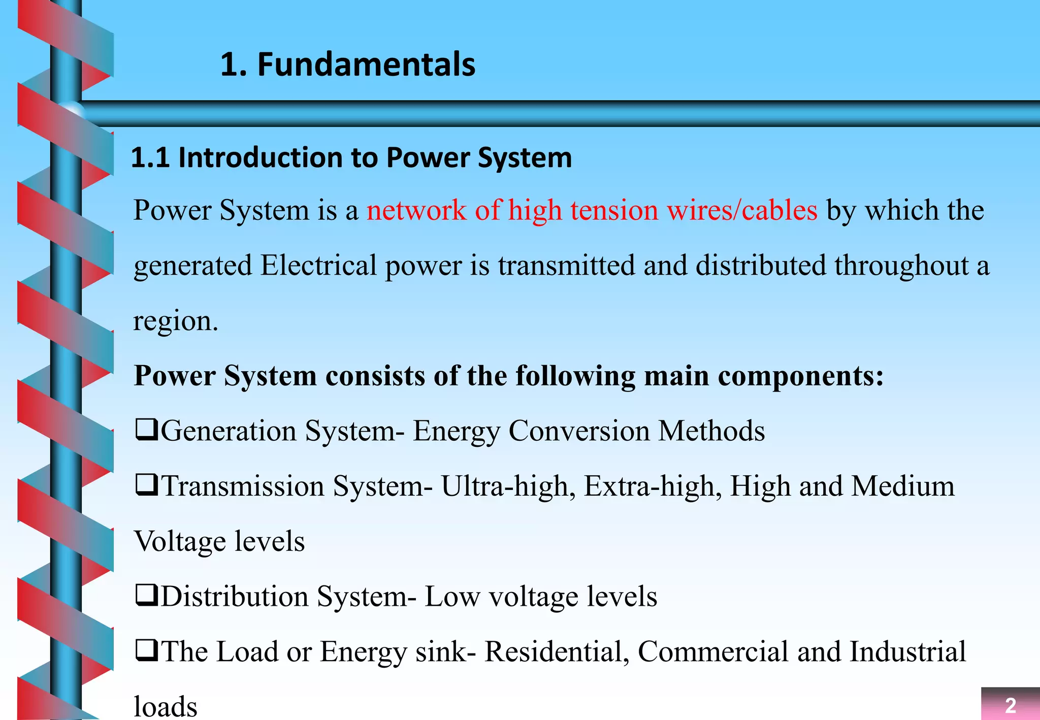 CHAP 1, Lecture 1-A Fundamental's of Power System.ppt