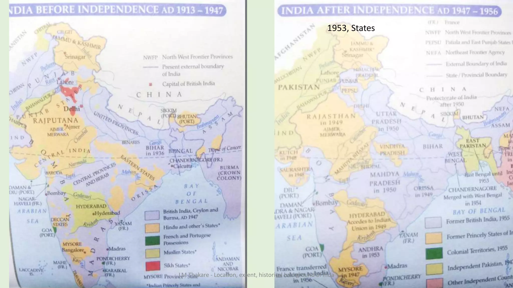 Location, extent, Historical background of India, | PPTX