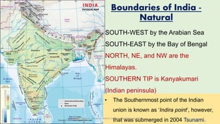 Location, extent, Historical background of India, | PPTX
