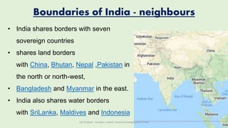 Location, extent, Historical background of India, | PPTX