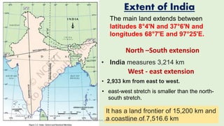 Location, extent, Historical background of India, | PPT