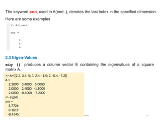 Chap1 Matrix and Linear Algerbra.s,jspptx | PPT
