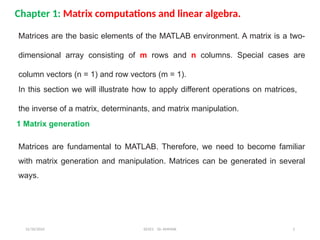 Chap1 Matrix and Linear Algerbra.s,jspptx | PPT