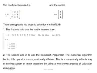 Chap1 Matrix and Linear Algerbra.s,jspptx | PPT