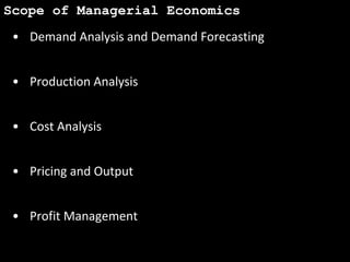 managerial economics | PPT