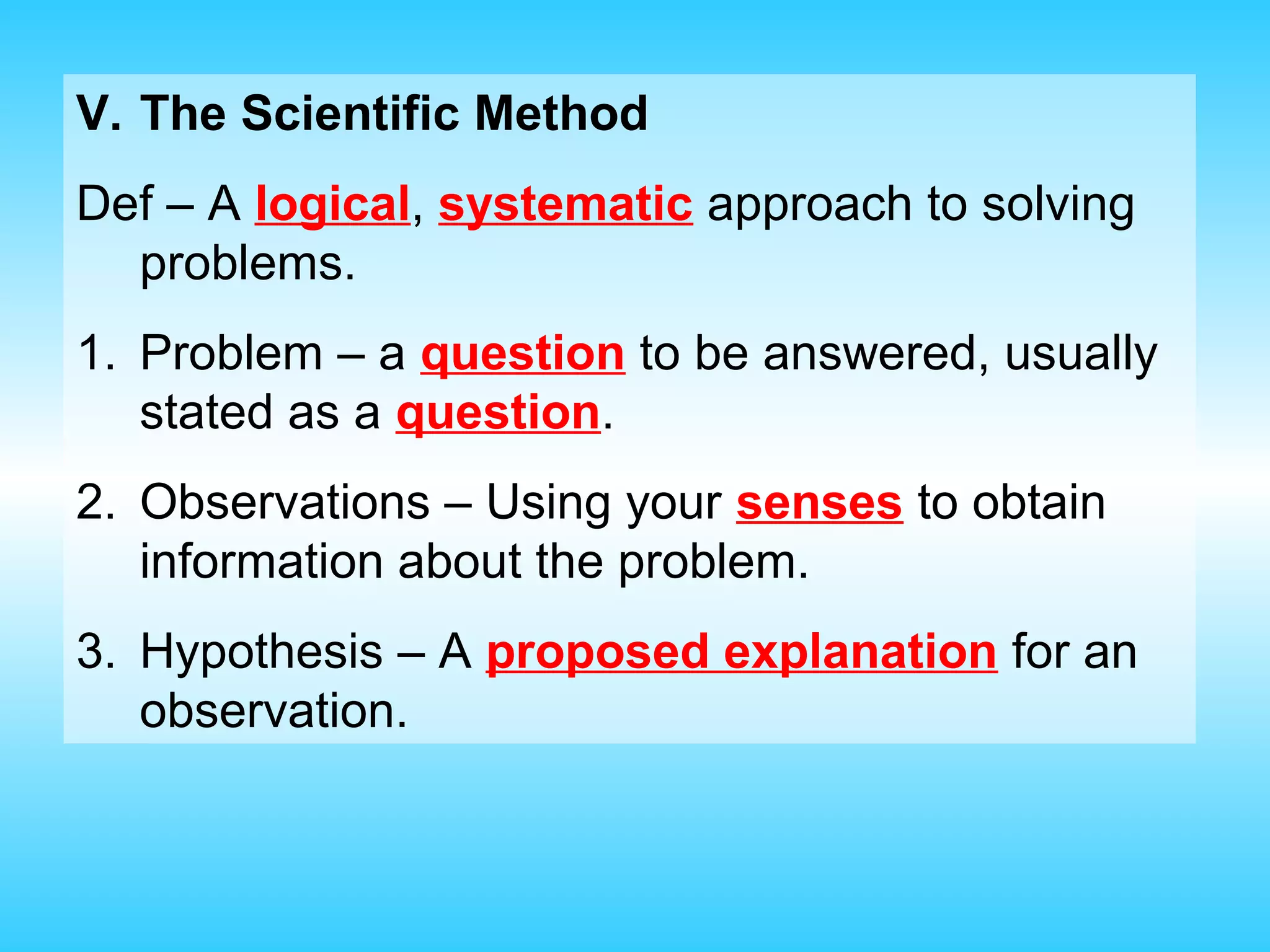 Chapter 1 - Introduction to Chemistry | PPT