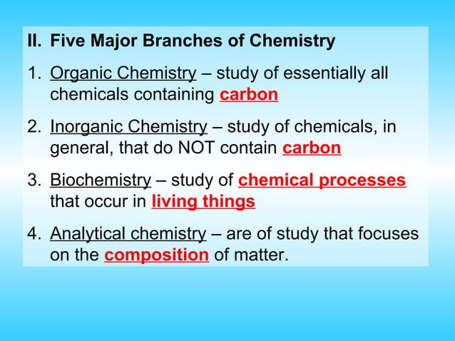 Chapter 1 - Introduction to Chemistry | PPT