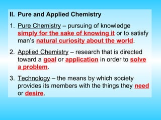 Chapter 1 - Introduction to Chemistry | PPT