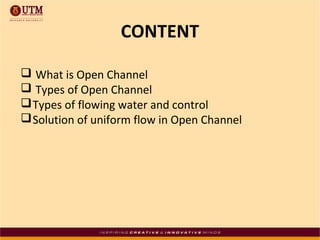Chap1 open channel flow | PPT