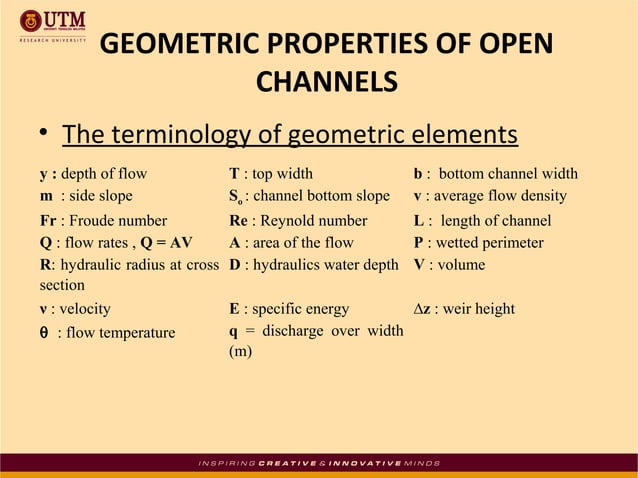 Chap1 open channel flow | PPT | Physics | Science