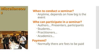 Introduction to Seminar Technology and Multimedia | PPT