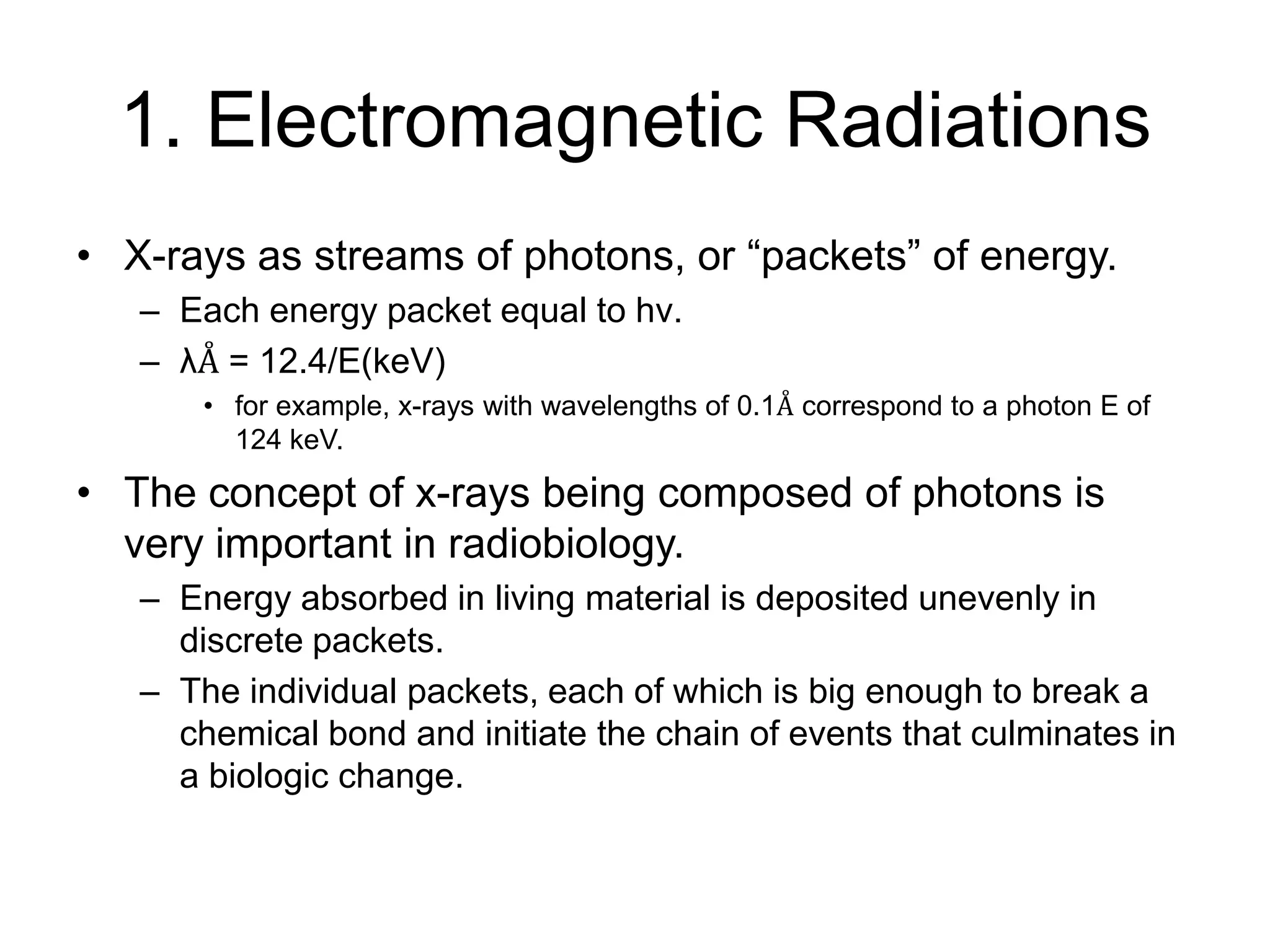 Chap1 physics and chemistry of radiation absorption | PPTX