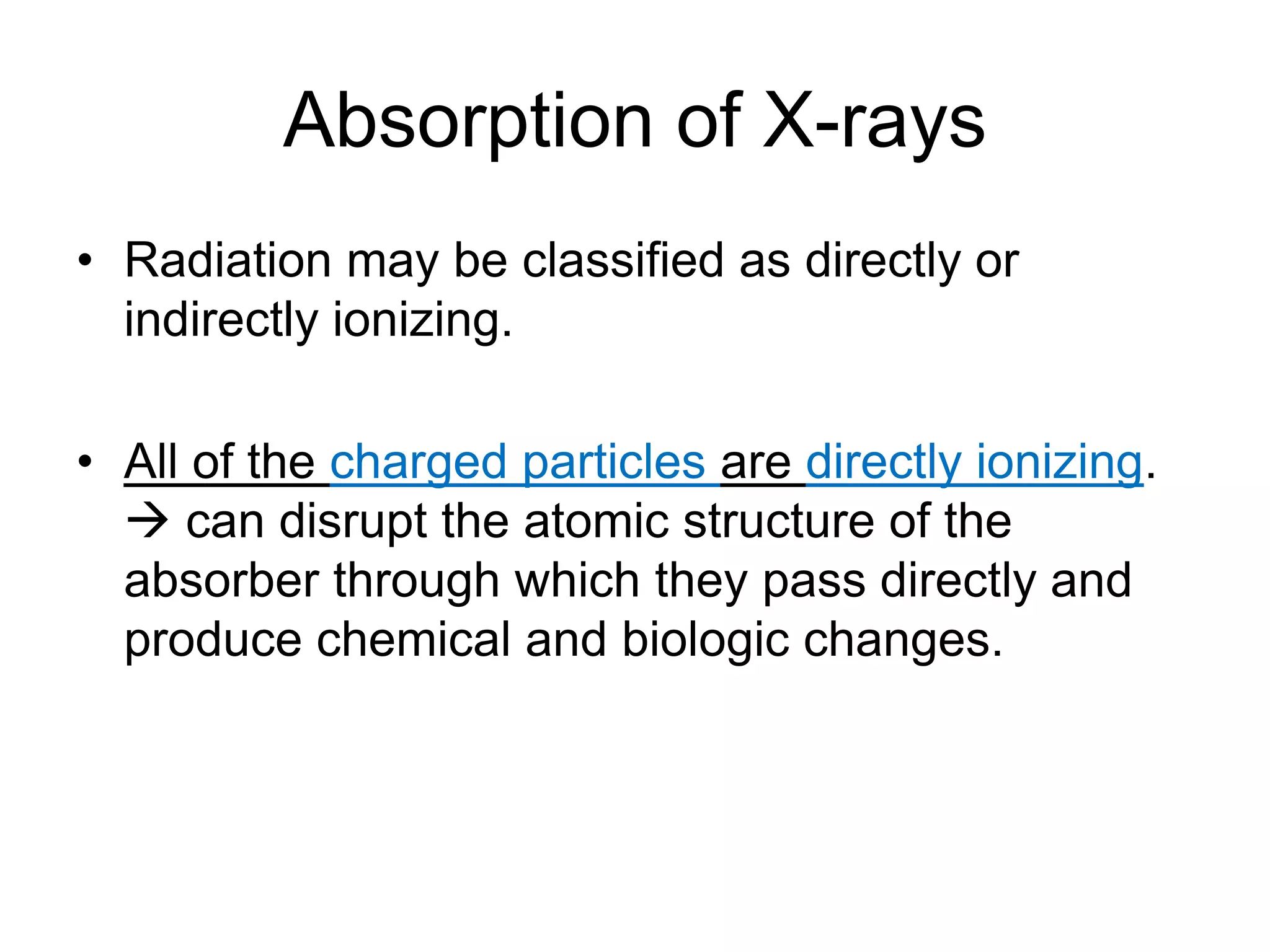 Chap1 physics and chemistry of radiation absorption | PPTX
