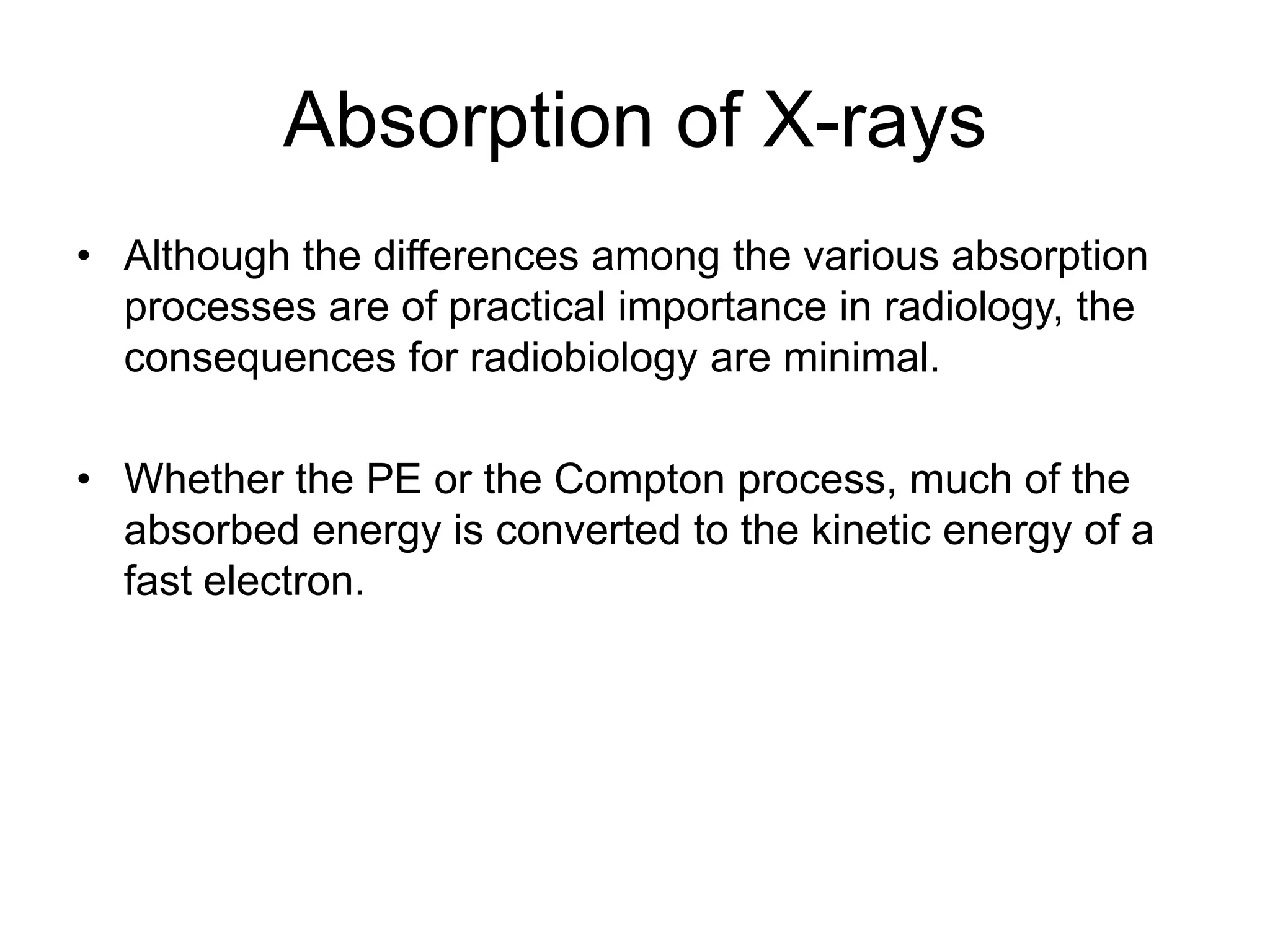 Chap1 physics and chemistry of radiation absorption | PPTX