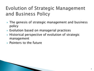 introduction to strategic management | PPTX