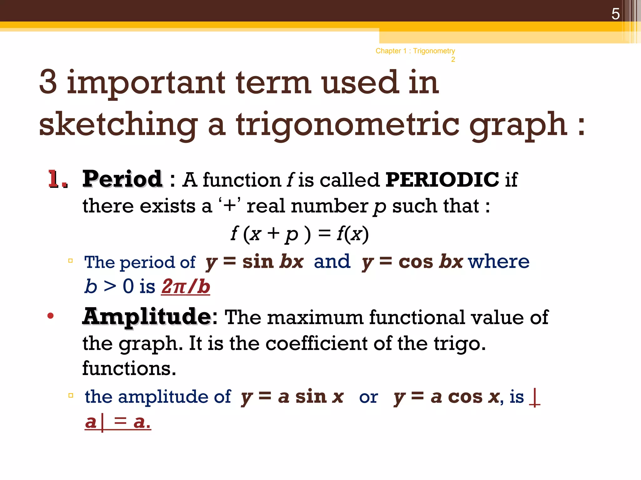 Chap 1 trigonometry 2 part 1 | PPT