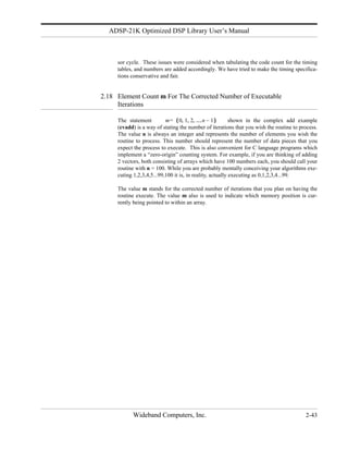 Chap2 - ADSP 21K Manual - Processor and Software Overview | PDF | Web Development | Internet