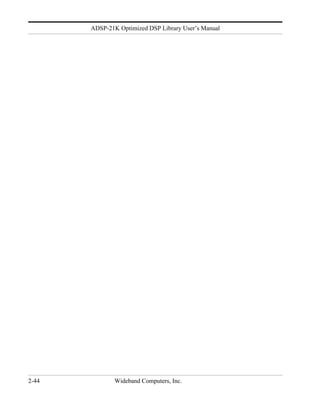 Chap2 - ADSP 21K Manual - Processor and Software Overview | PDF