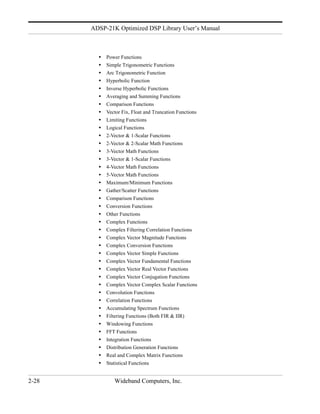 Chap2 - ADSP 21K Manual - Processor and Software Overview | PDF | Web Development | Internet