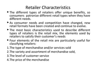 types of retailers. | PPT