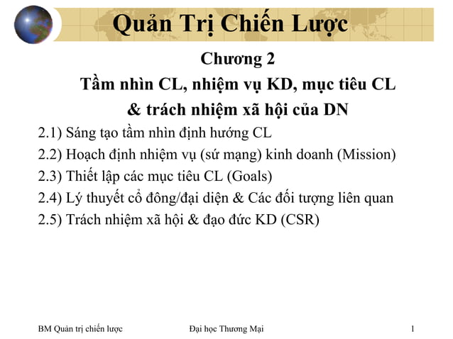 Chuong 2 Quan Tri Chien Luoc | PDF