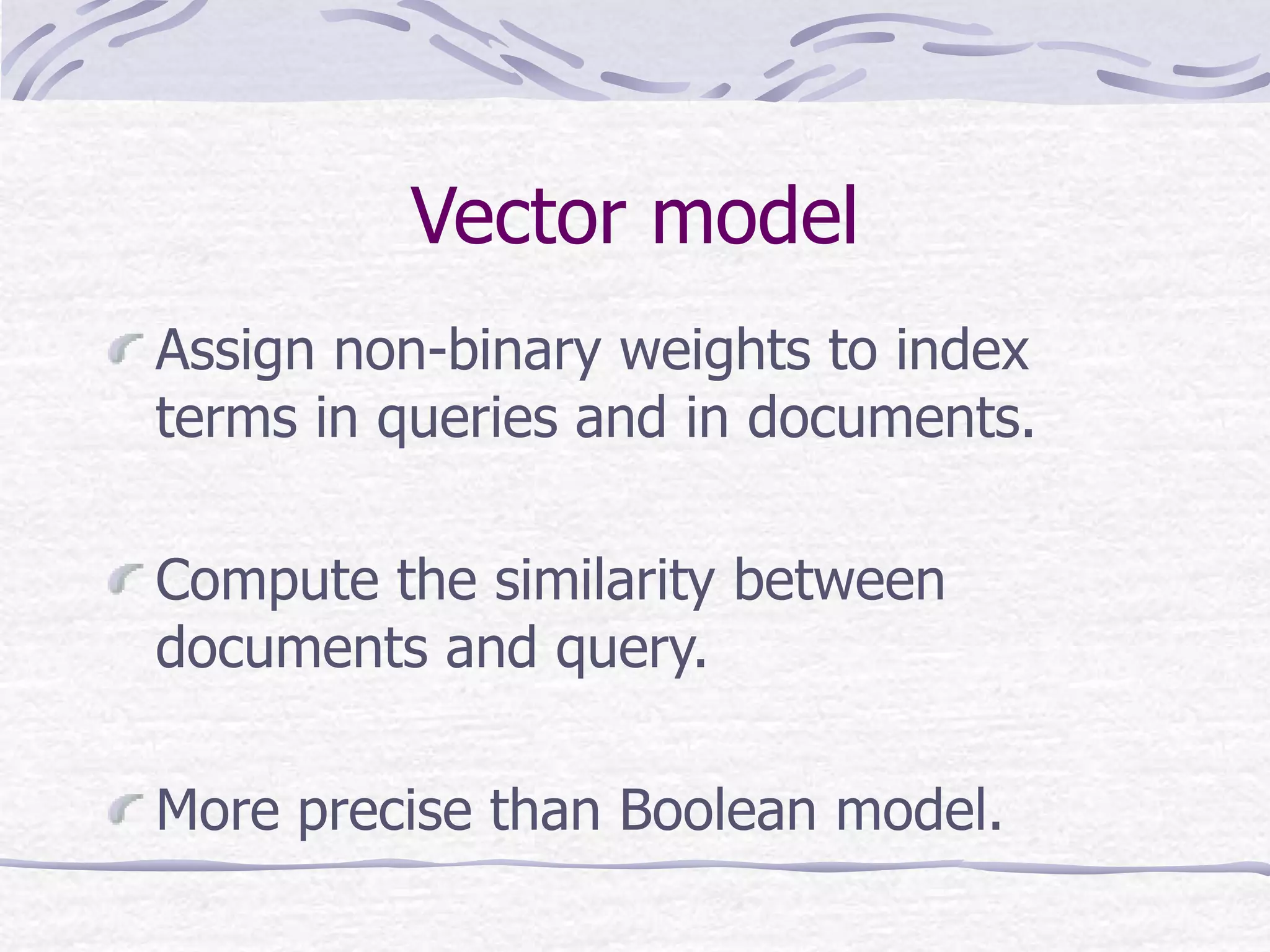 Information Retrieval Models | PPT